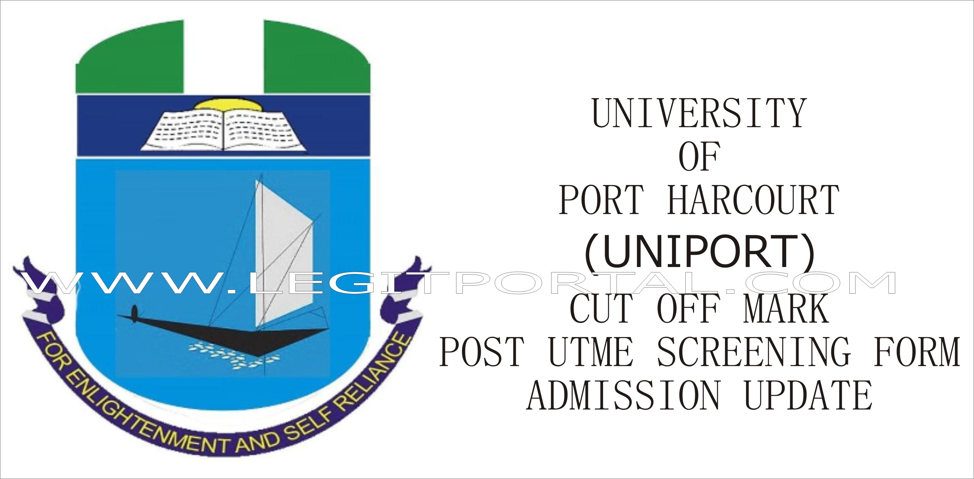 UNIPORT Post UTME Exam Screening Time Table 2020/21 & Photo Card