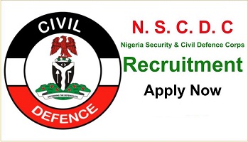 Nigerian Security And Civil Defense Corps Recruitment - Apply Here