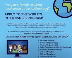 World Bank Information And Technology Solutions Internship 2023