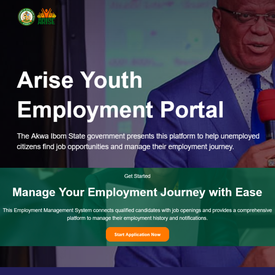 Arise Youth Employment Portal | Online Registration